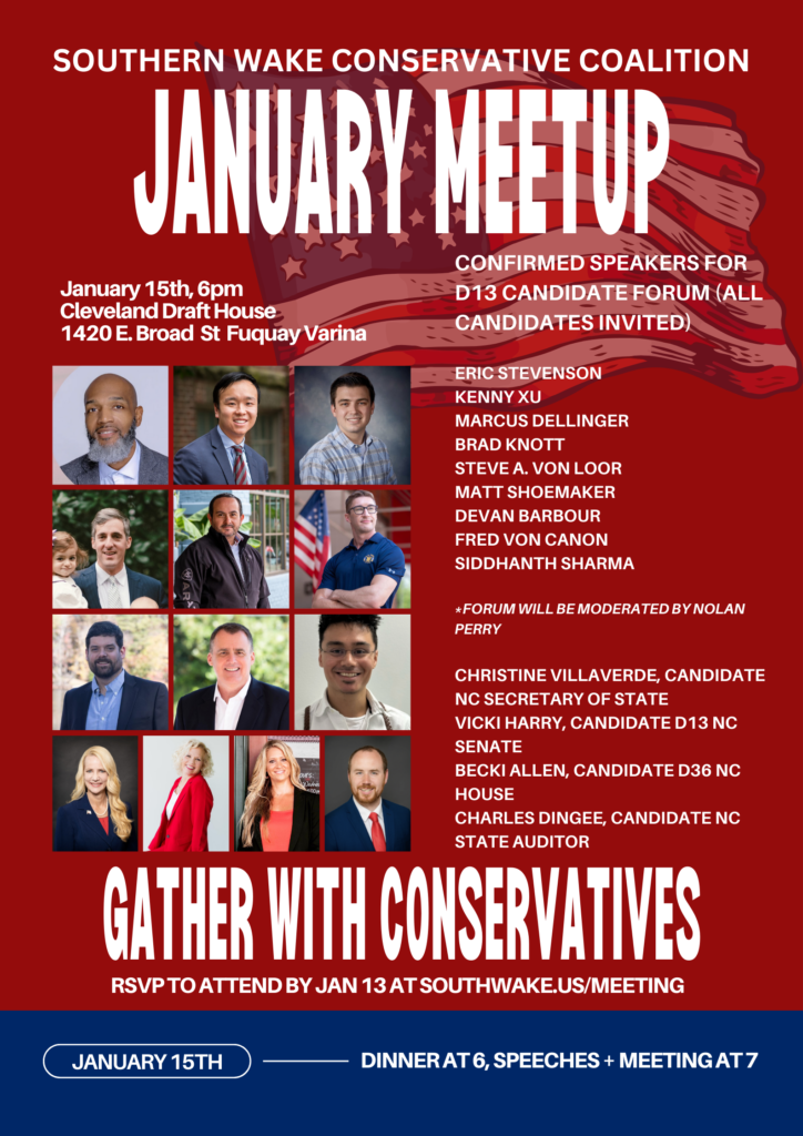 Monthly Meeting RSVP Page – Southern Wake Conservative Coalition