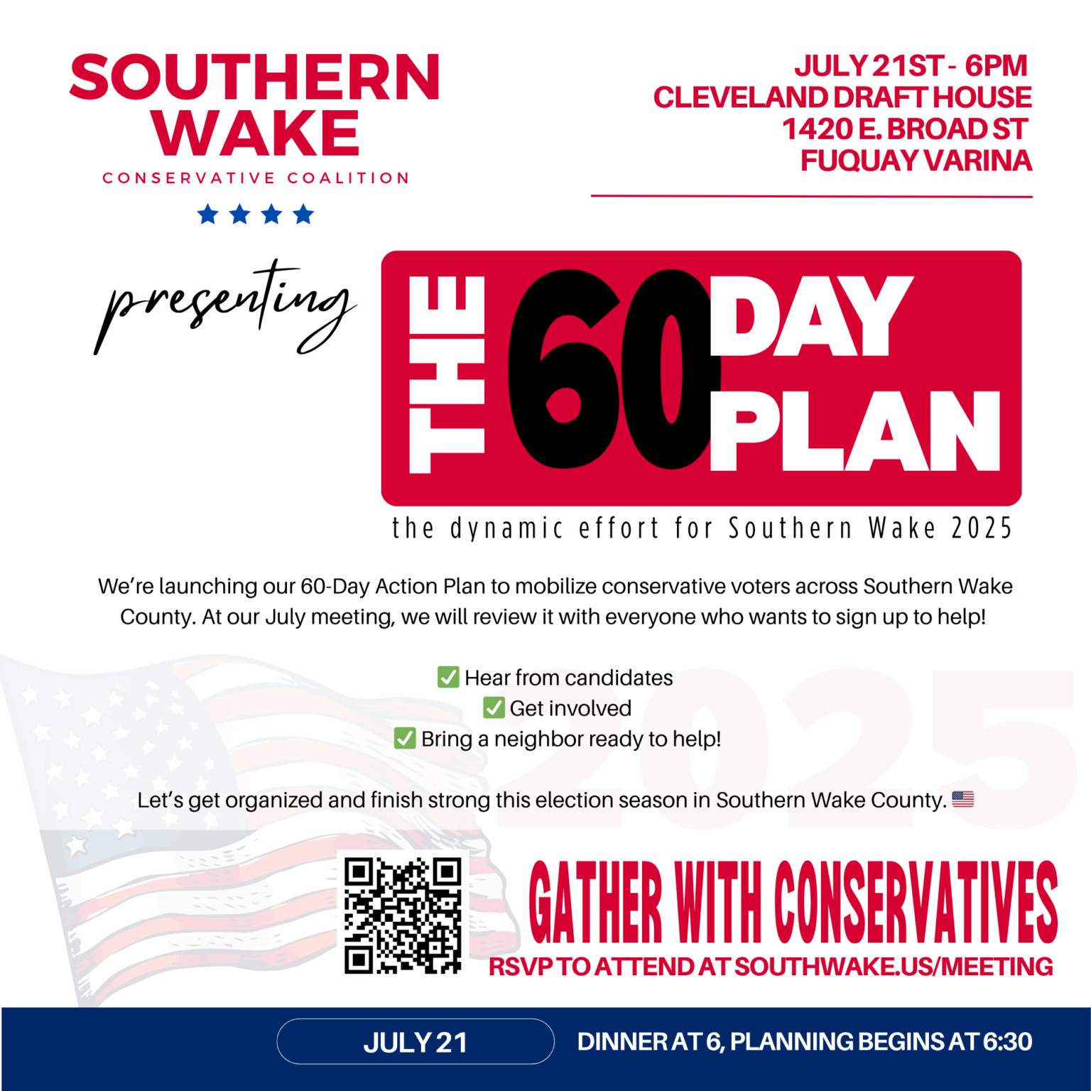 Monthly Meeting RSVP Page – Southern Wake Conservative Coalition